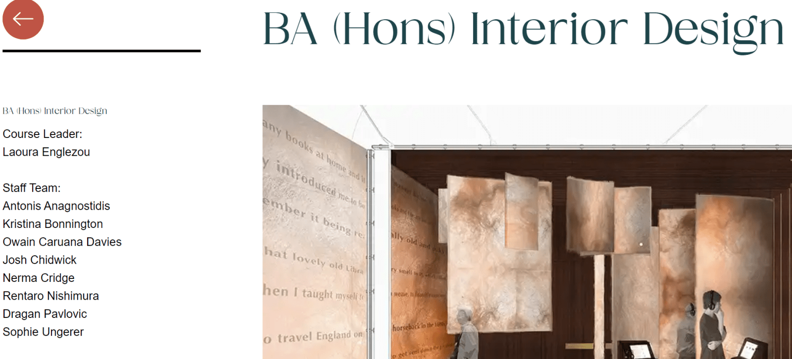 BA (Hons) Interior Design (September 2023) | Regent's University London